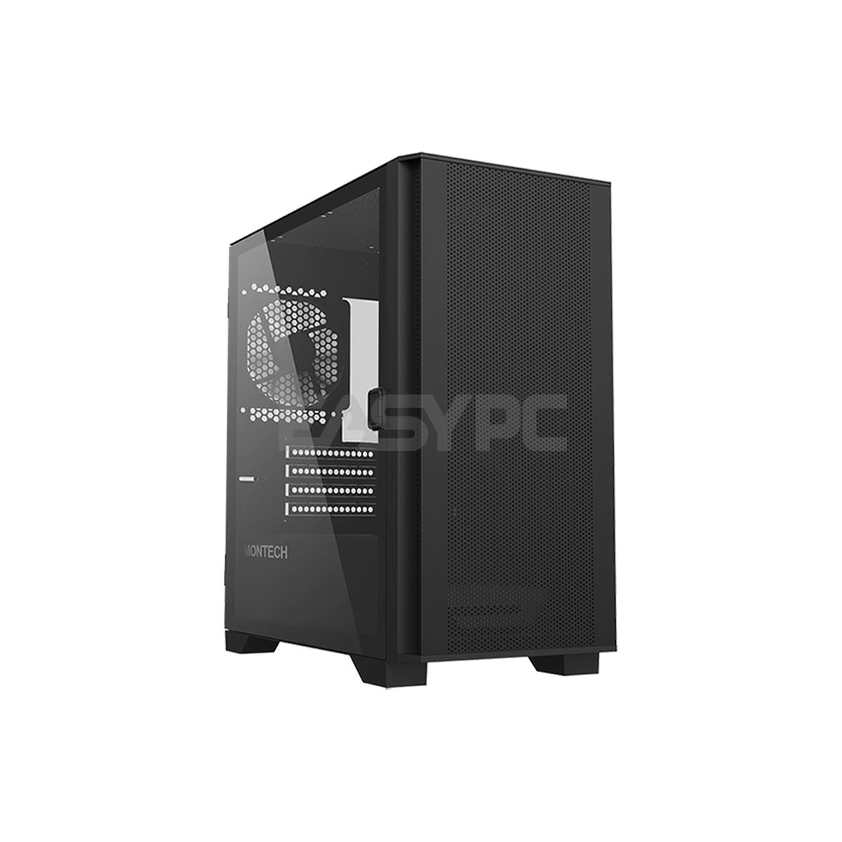 Montech Air 100 Lite Mesh Micro ATX Tempered Glass Side Panel Gaming P ...