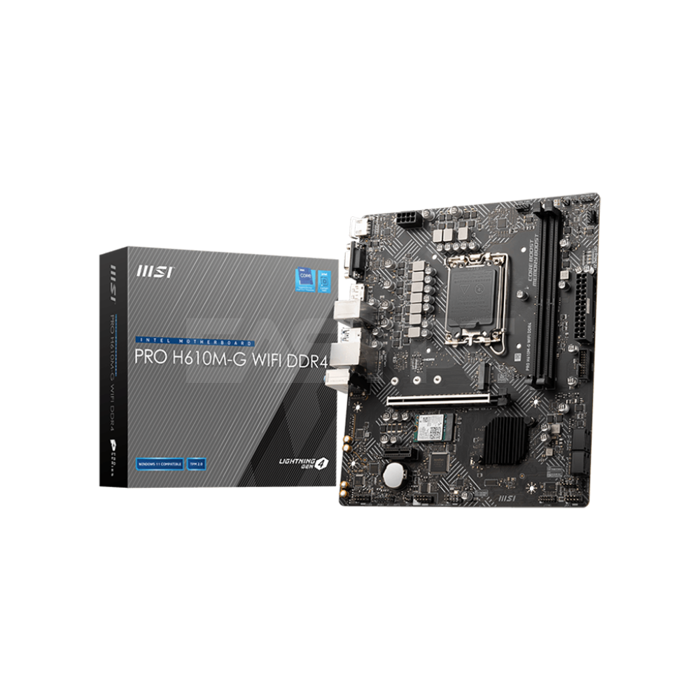 Msi PRO H610M-G WIFI Socket LGA 1700 Ddr4 Motherboard – EasyPC