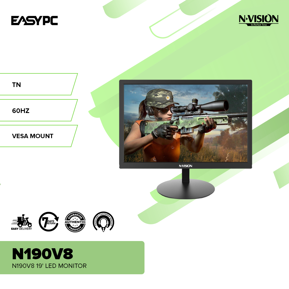 Nvision N190V8 19' LED Monitor – EasyPC