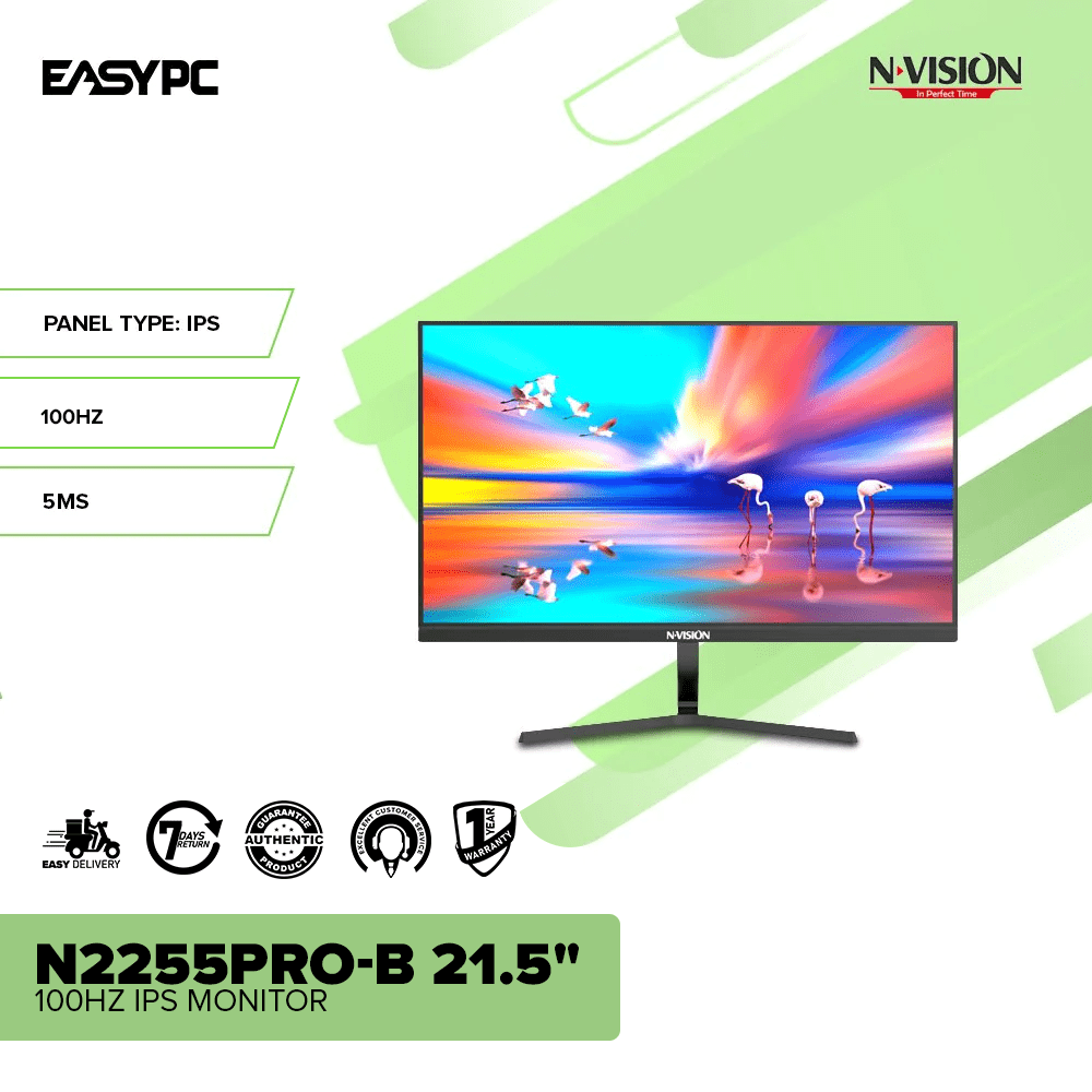 Nvision N2255PRO-B 21.5" 100HZ IPS Monitor – EasyPC