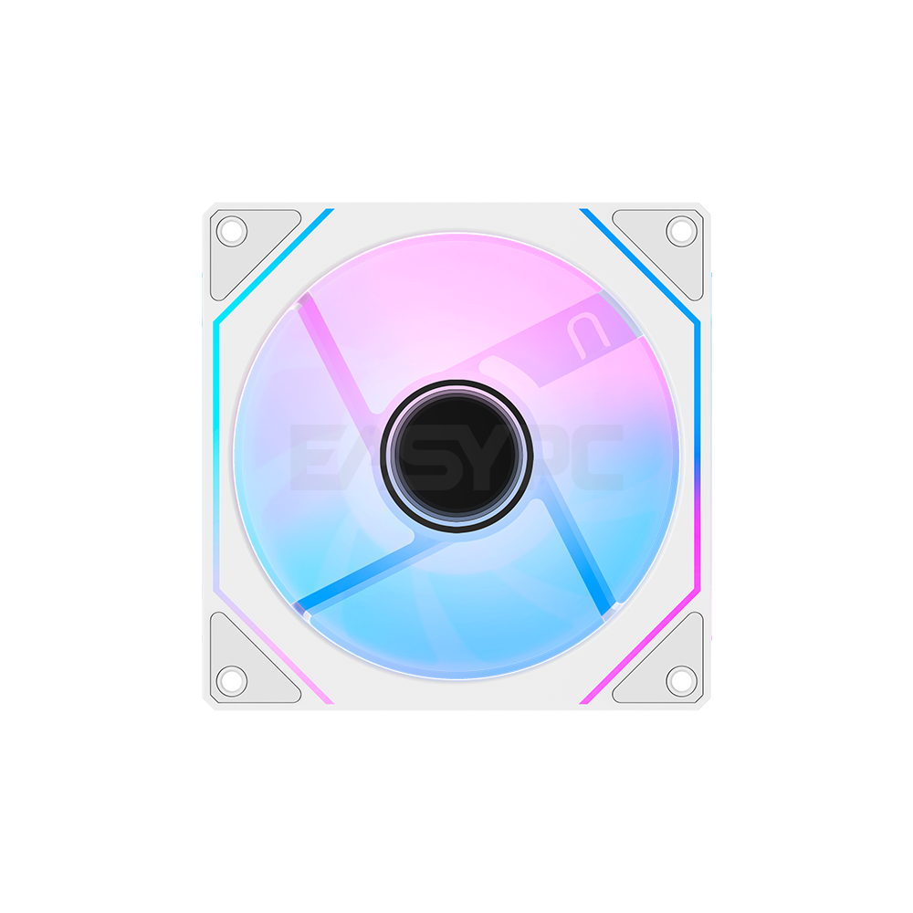 OCYPUS GAMMA F12 ARGB REVERSE BLADE CHASSIS FAN WHITE – EasyPC