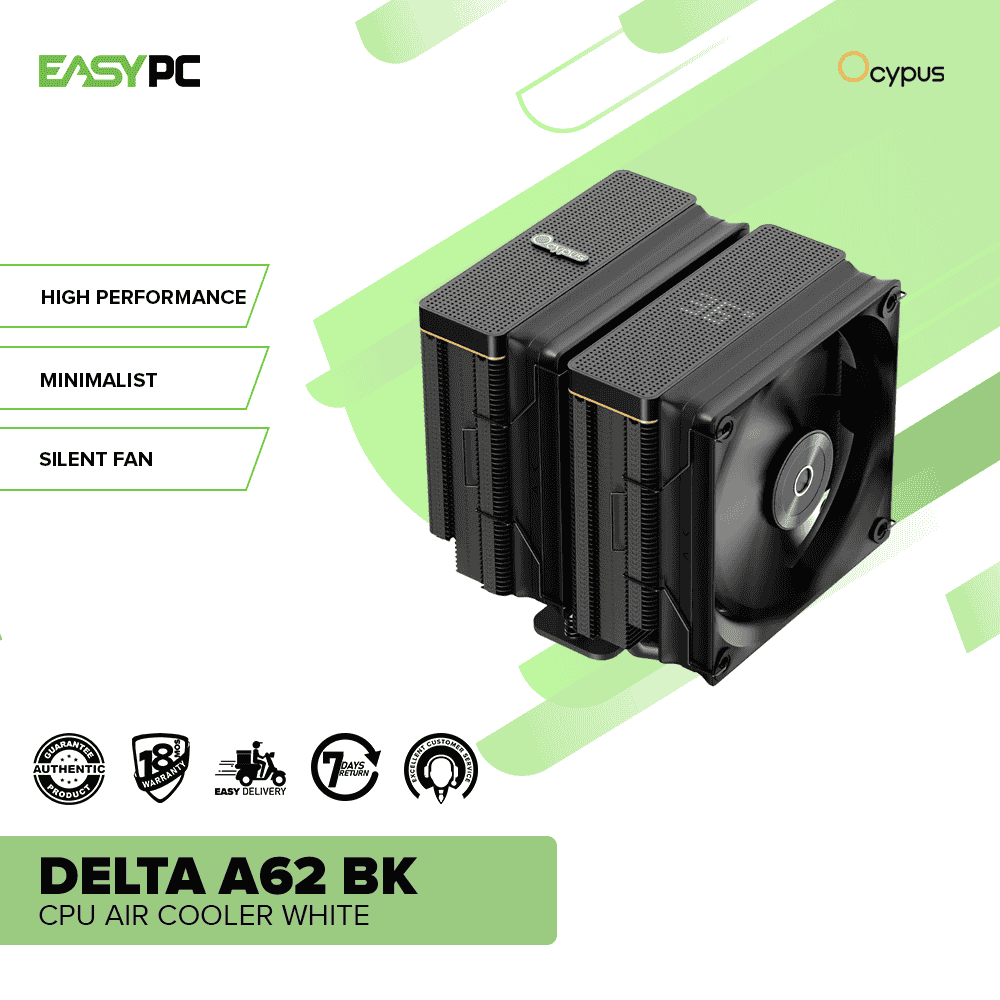 OCYPUS IOTA A62 BK CPU AIR COOLER BLACK – EasyPC