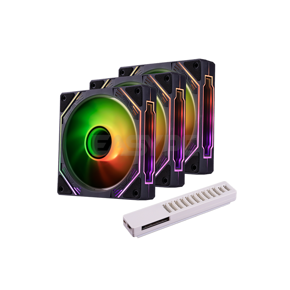 OVA RGB LET IT SHINE 3 IN 1 KIT CHASSIS FAN – EasyPC