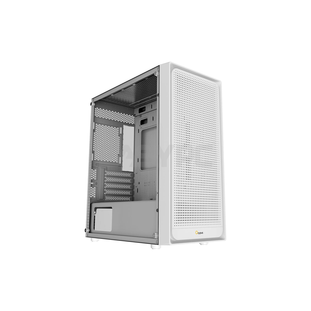 Ocypus Gamma C50-WHG000XX-GL MATX Gaming PC Case White – EasyPC