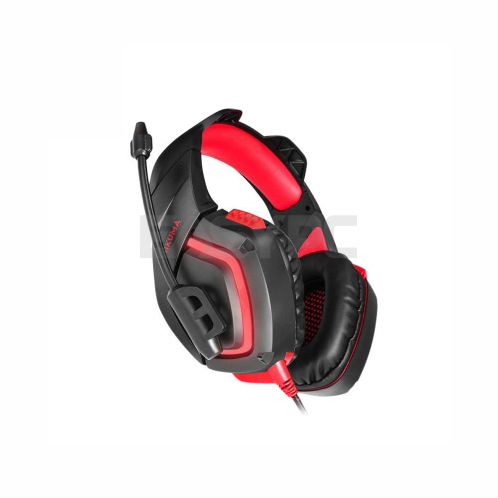 Onikuma K1-B Red LED Light Gaming Headset Black – EasyPC