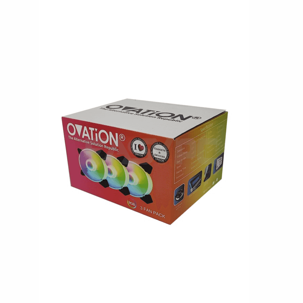 Ovation ACC 3in1 RGB kit Coldcool Standard Chassis Fan – EasyPC