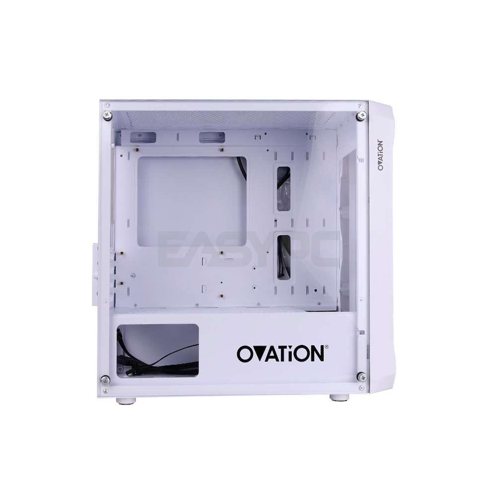 Ovation Hypergate Mesh 3.1 Micro ATX Gaming PC Case White – EasyPC