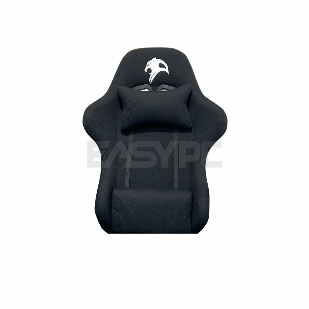 Panther Eclipse Series Nylon Legs Fabric with Footrest Gaming Chair Bl ...