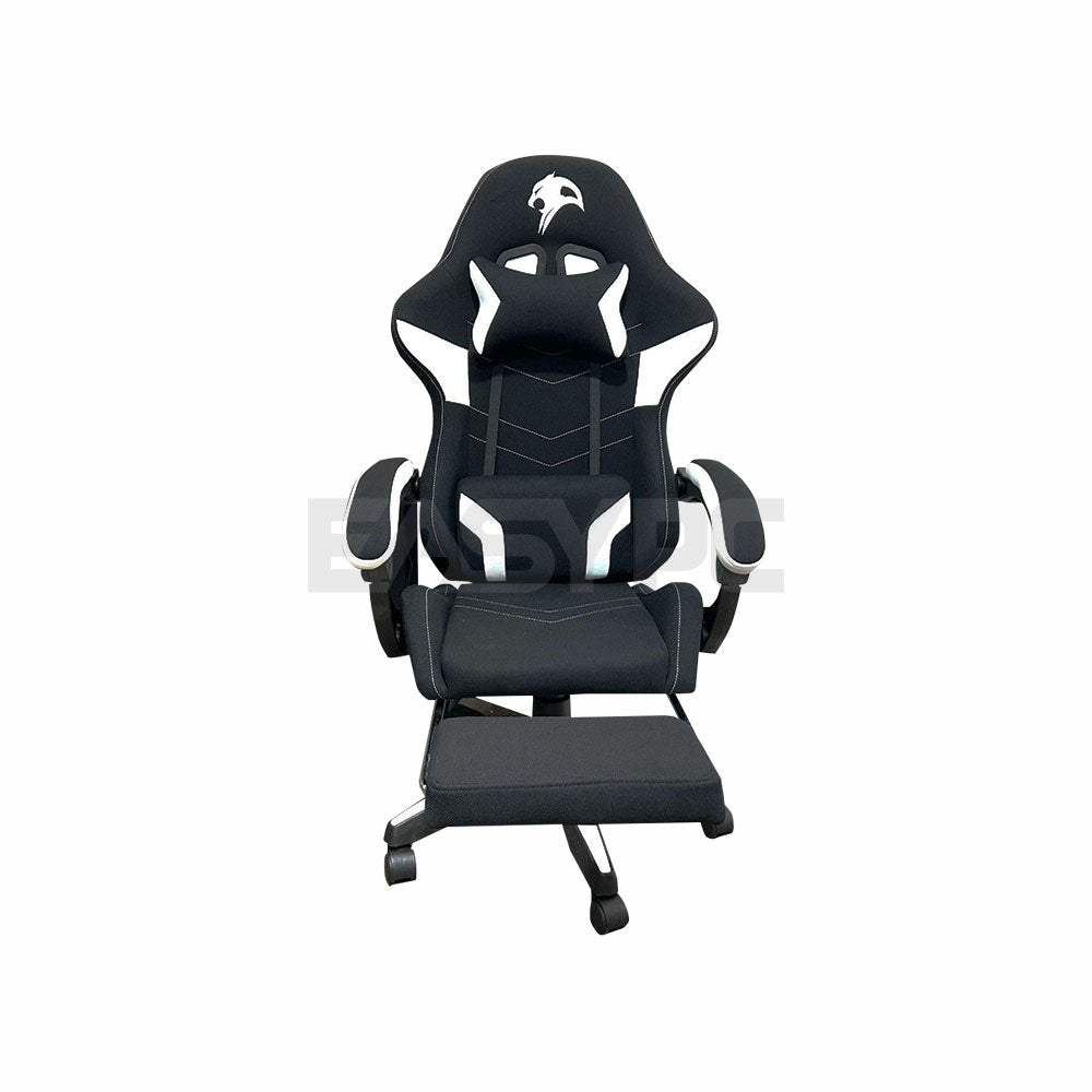 Panther Eclipse Series Nylon Legs Fabric with Footrest Gaming Chair Bl ...