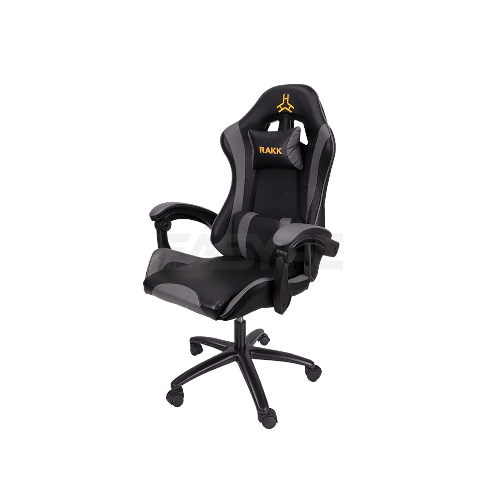 RAKK DISNA Gaming Chair Black/Gray – EasyPC