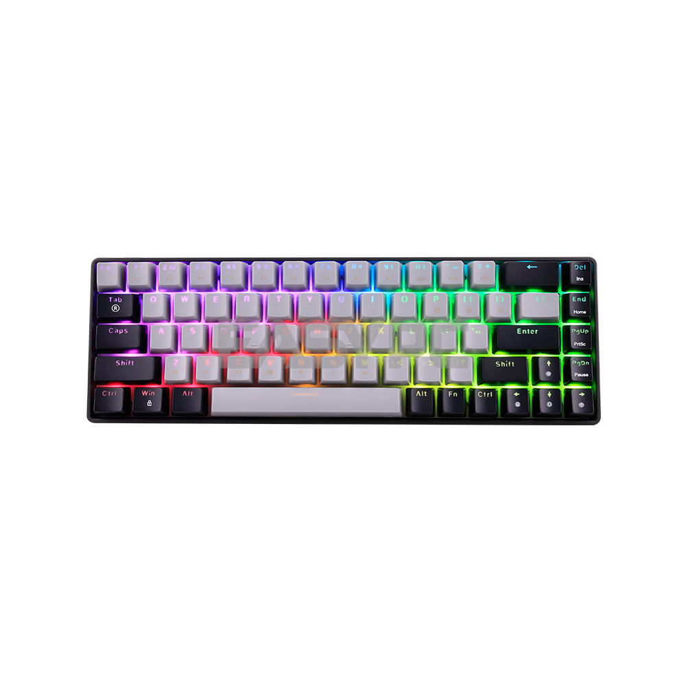 RAKK DIWA V3 68 Keys Huano Switch Mechanical Gaming Keyboard Black/Gra ...