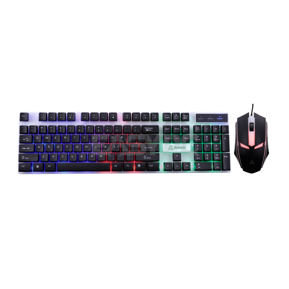 RAKK APTAS ILLUMINATED / Membrane Keyboard and Mouse / No software / R ...