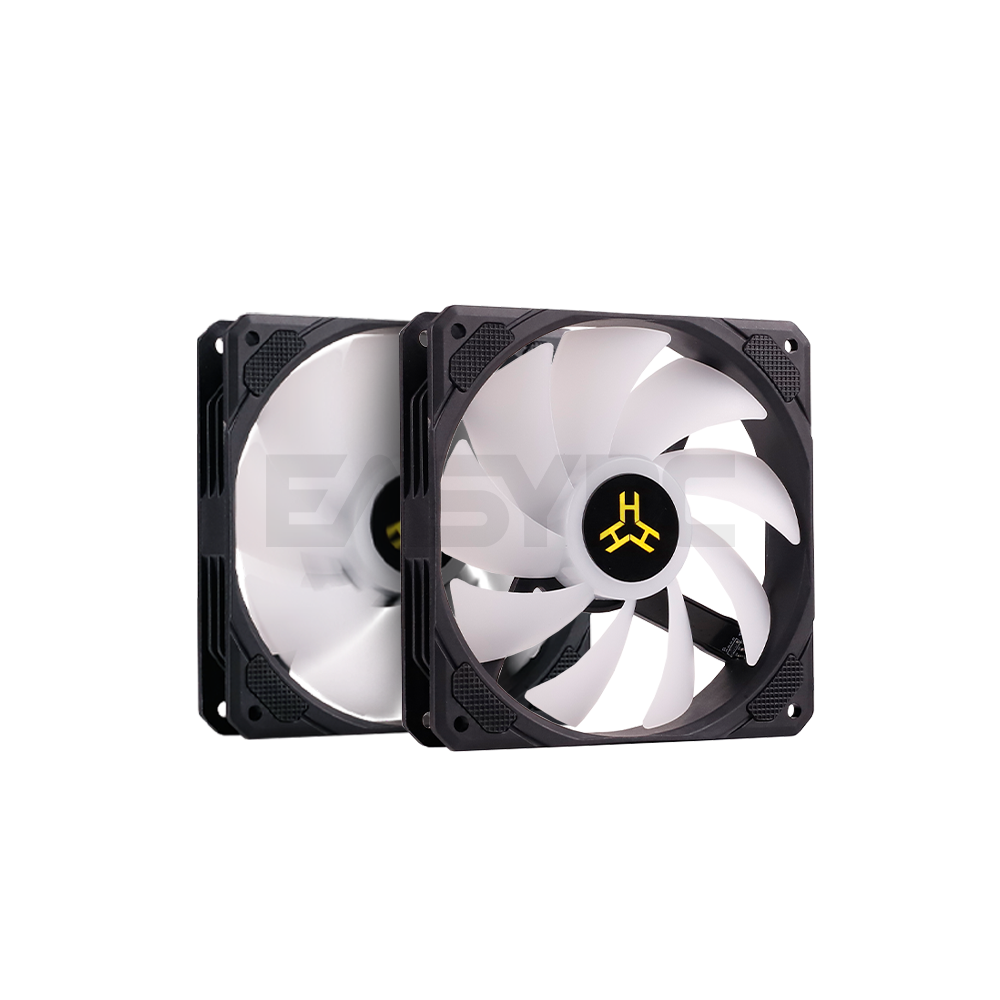 RAKK MARIS FLIP RV 120mm 3in1 Chassis Fan 4-pin aRGB Reverse Flow With ...