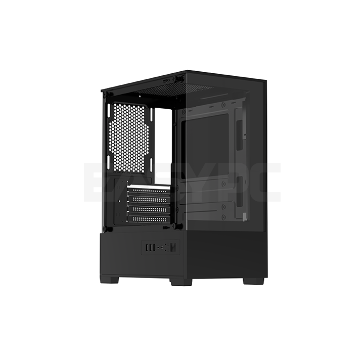 RAKK MASID MATX Tempered Gaming Case Black – EasyPC