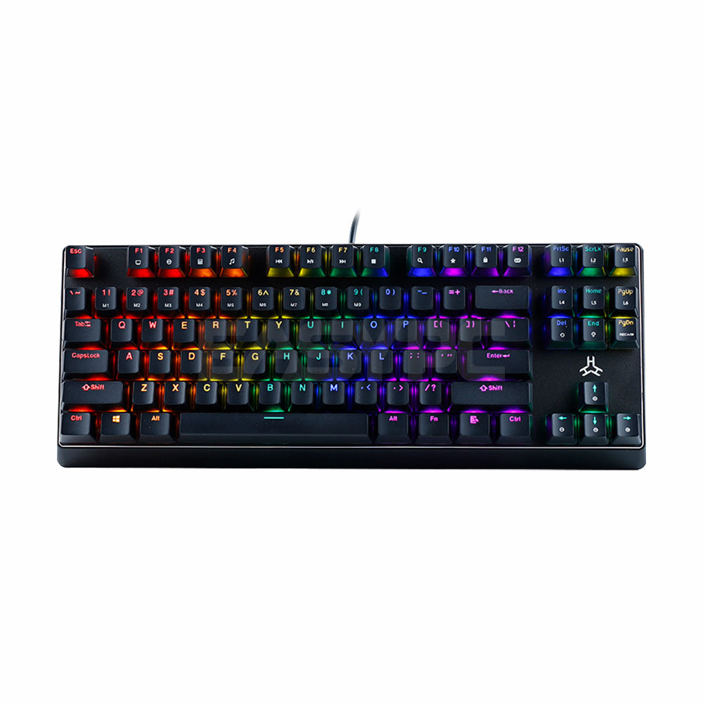 RAKK TANDUS V2 87 Keys Wired Gaming Keyboard/Seamless Doubleshot Keyca ...