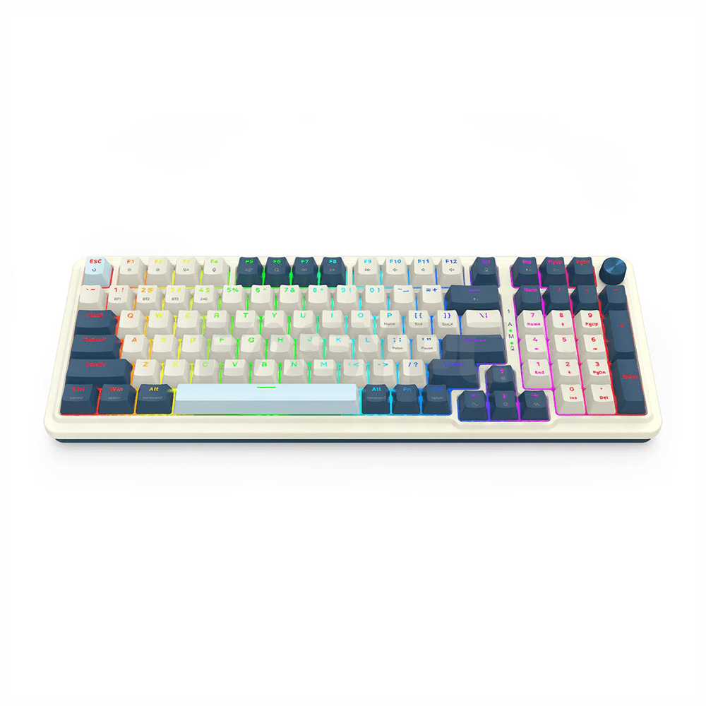 Redragon K686WB-RGB- EISA PRO Mechanical Gaming Keyboard White Blue ...
