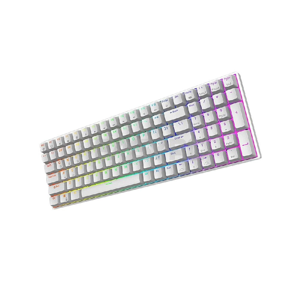 Royal Kludge RK100 Trimode Brown switch Mechanical Keyboard White – EasyPC