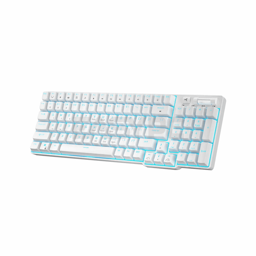Royal Kludge RK96 Trimode Brown switch Mechanical Keyboard White – EasyPC