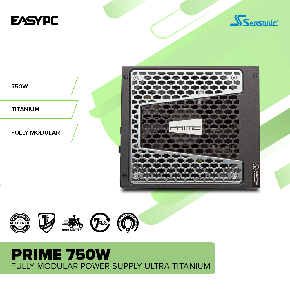 Seasonic Prime 750W 80+ Gold Fully Modular PSU – EasyPC