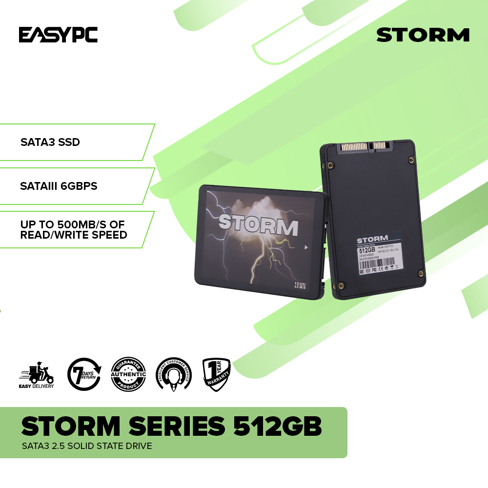 Storm Series 512GB SATA 2.5 Inch SSD – EasyPC