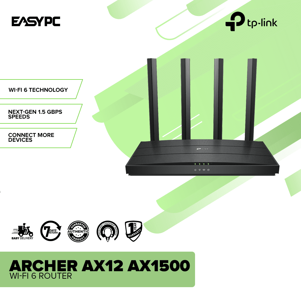 TP-Link Archer AX12 AX1500 Wi-Fi 6 Router – EasyPC