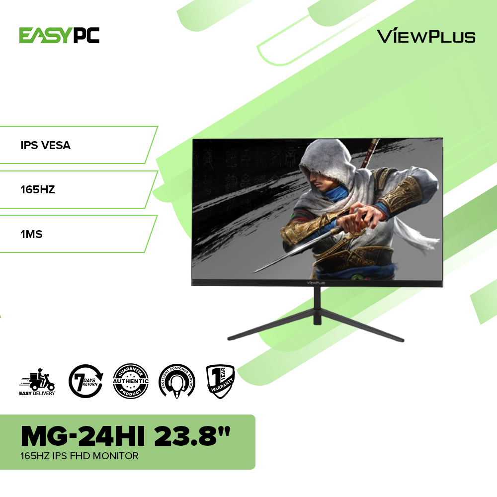ViewPlus MG-24HI 23.8" 165HZ IPS FHD Monitor – EasyPC