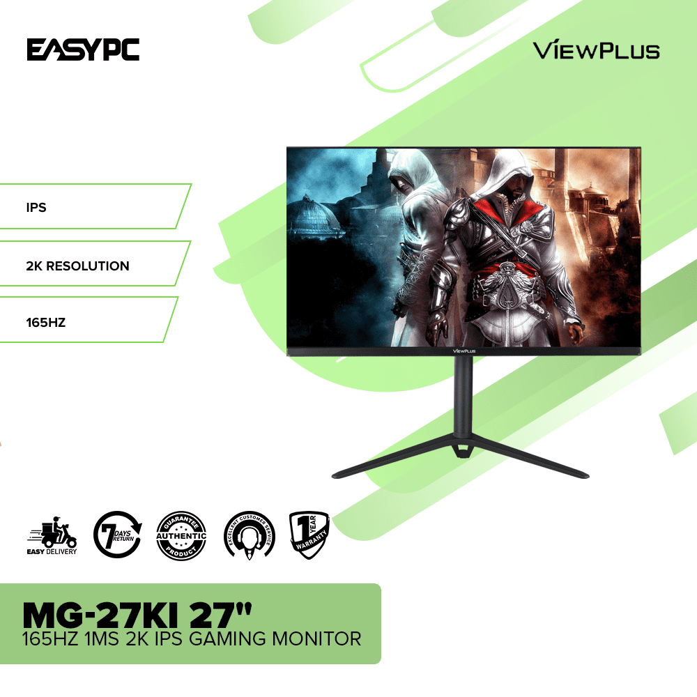 ViewPlus MG-27KI 27" 165Hz 1MS 2K IPS Gaming Monitor Black – EasyPC