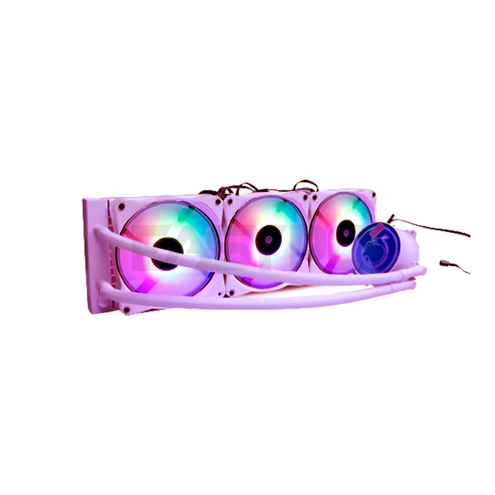 YGT DF-360 ARGB CPU Liquid Cooling Pink – EasyPC