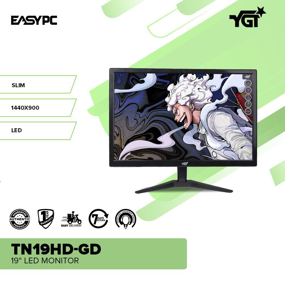 YGT TN19HD-GD 19" LED Monitor – EasyPC
