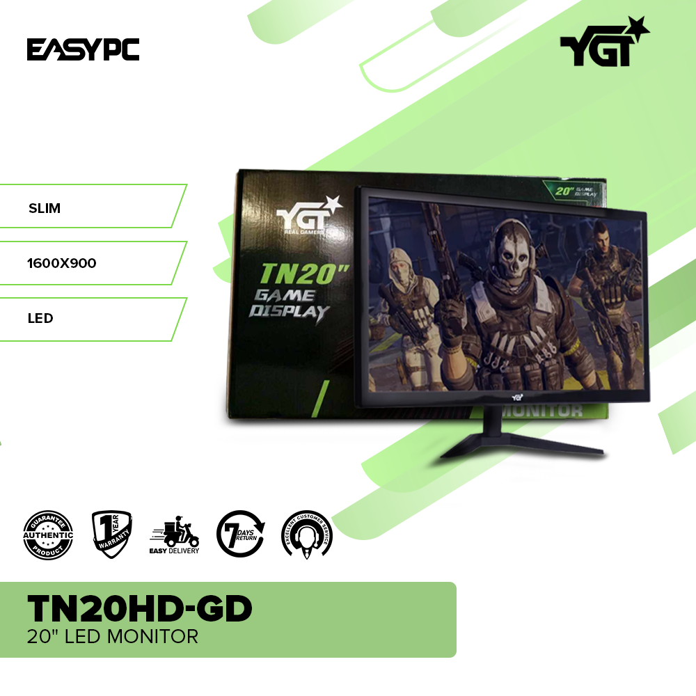 YGT TN20HD-GD 20" LED Monitor – EasyPC