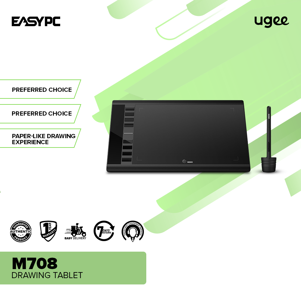 ugee M708 Drawing Tablet – EasyPC