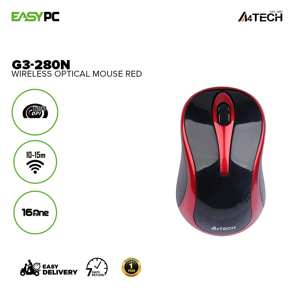 A4Tech G3280N, 1200 DPI, Power Saving, Silen Clicks, 16-in-One gesture ...