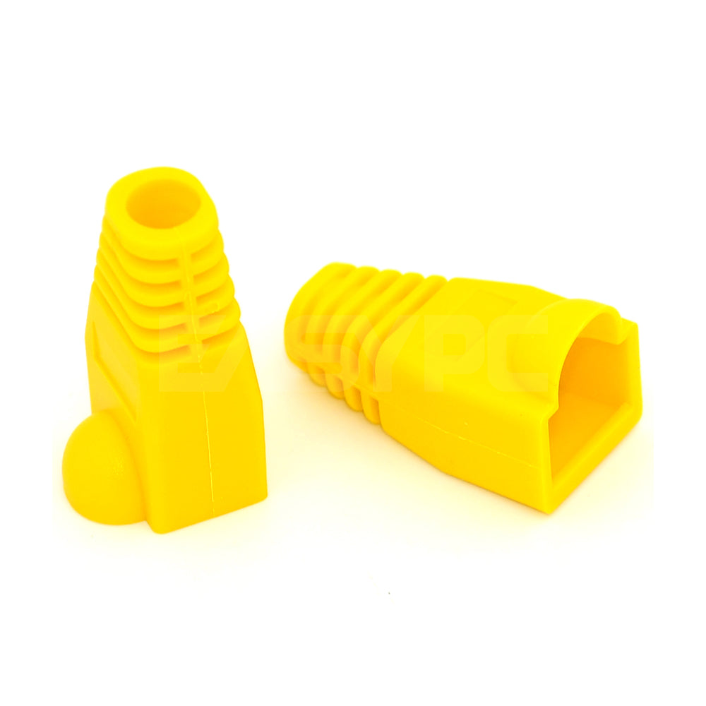 Rj45 Rubber Boots Yellow – EasyPC