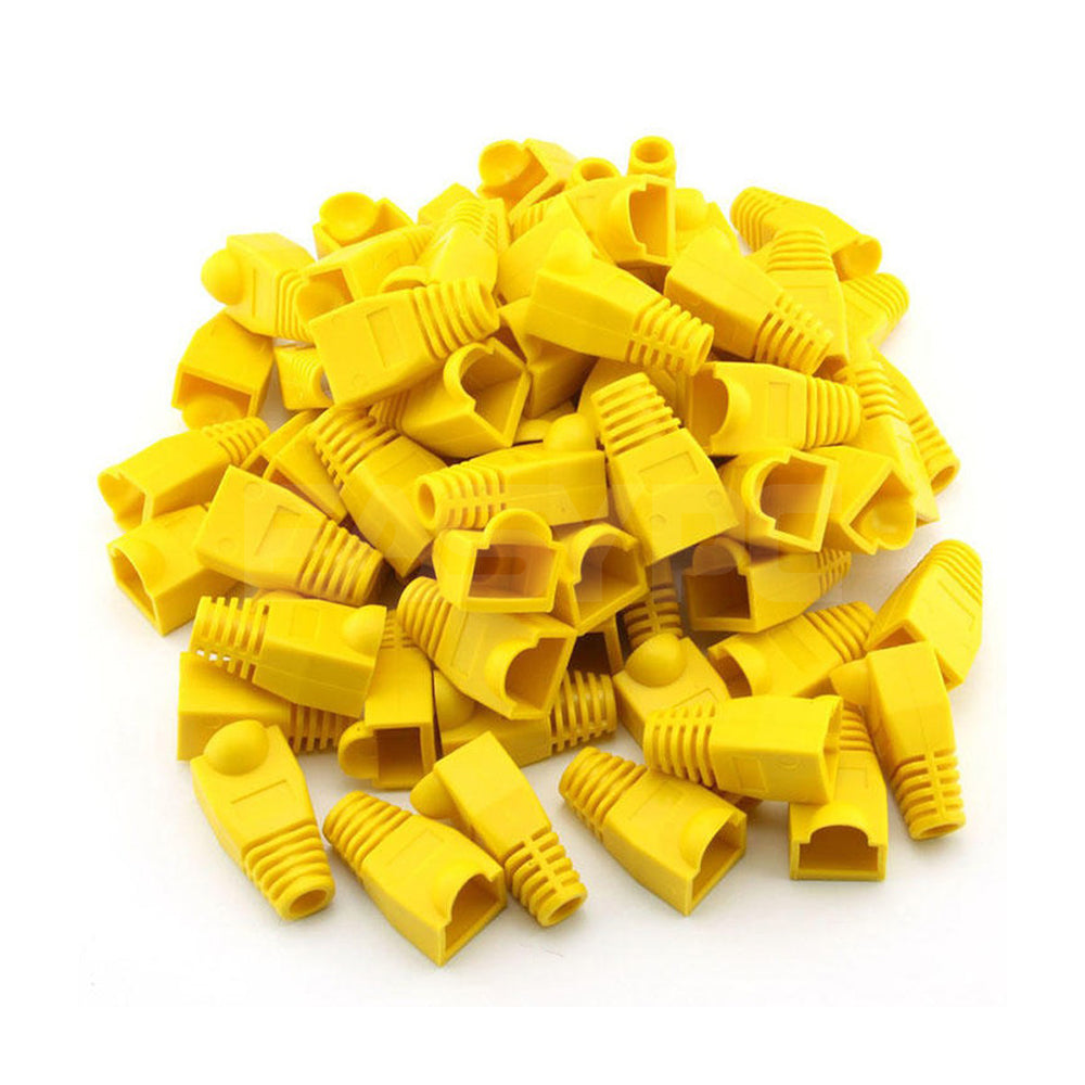 Rj45 Rubber Boots Yellow – EasyPC