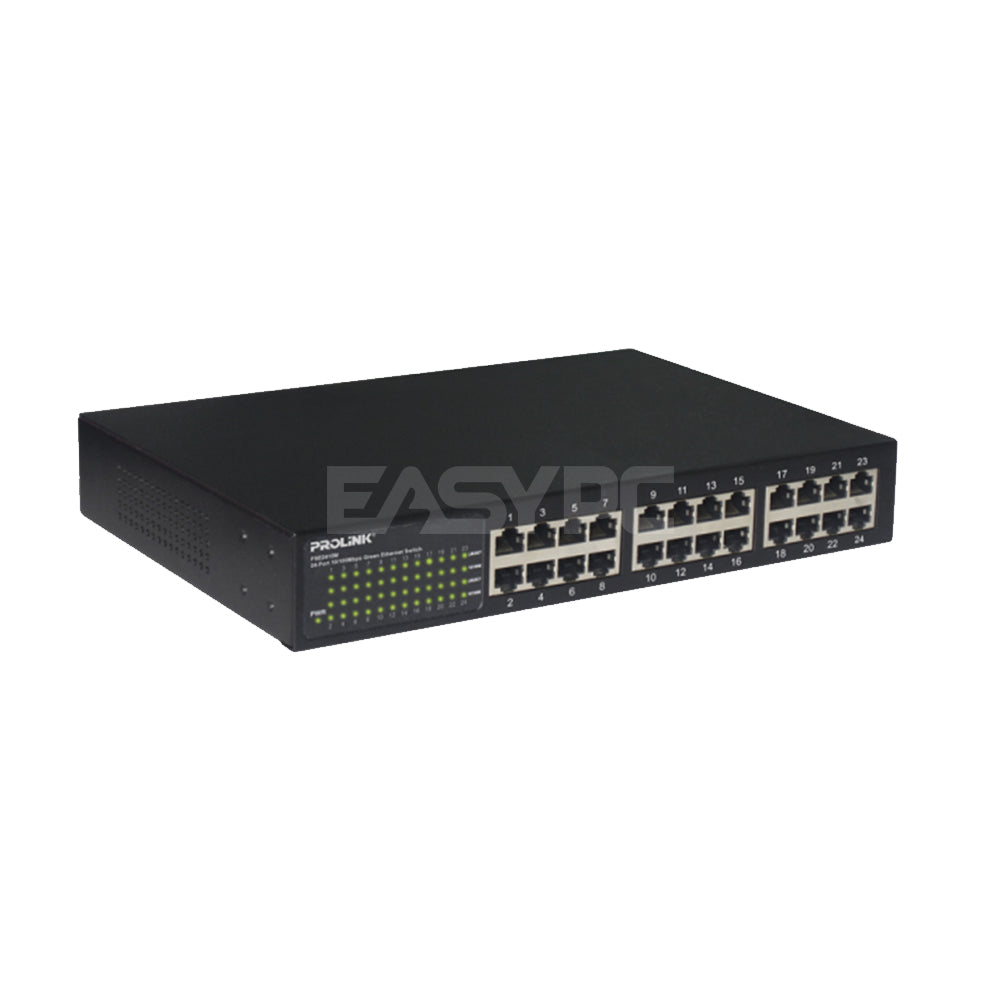 Prolink PSE2410M 24-Port 10/100Mbps Ethernet Switch – EasyPC