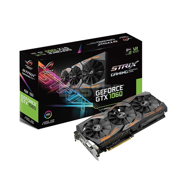 Asus ROG Strix NVIDIA® GeForce GTX 1060 Gaming Videocard 6gb 192bit GD ...