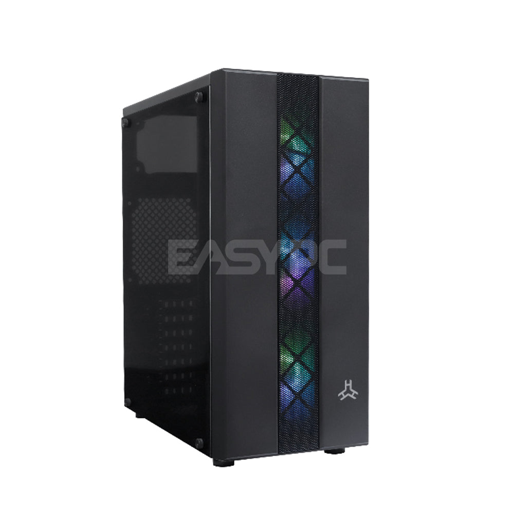 RAKK Alpas Gaming ATX Case Black – EasyPC