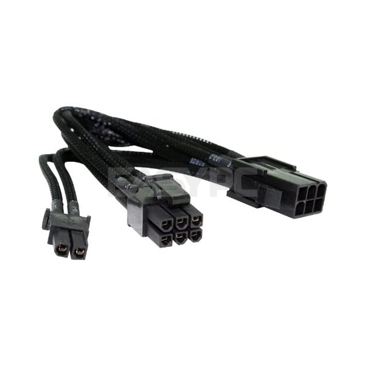 NZXT CB-8V Individually Sleeved 6-Pin to 6+2-Pin VGA Extension Cable ...