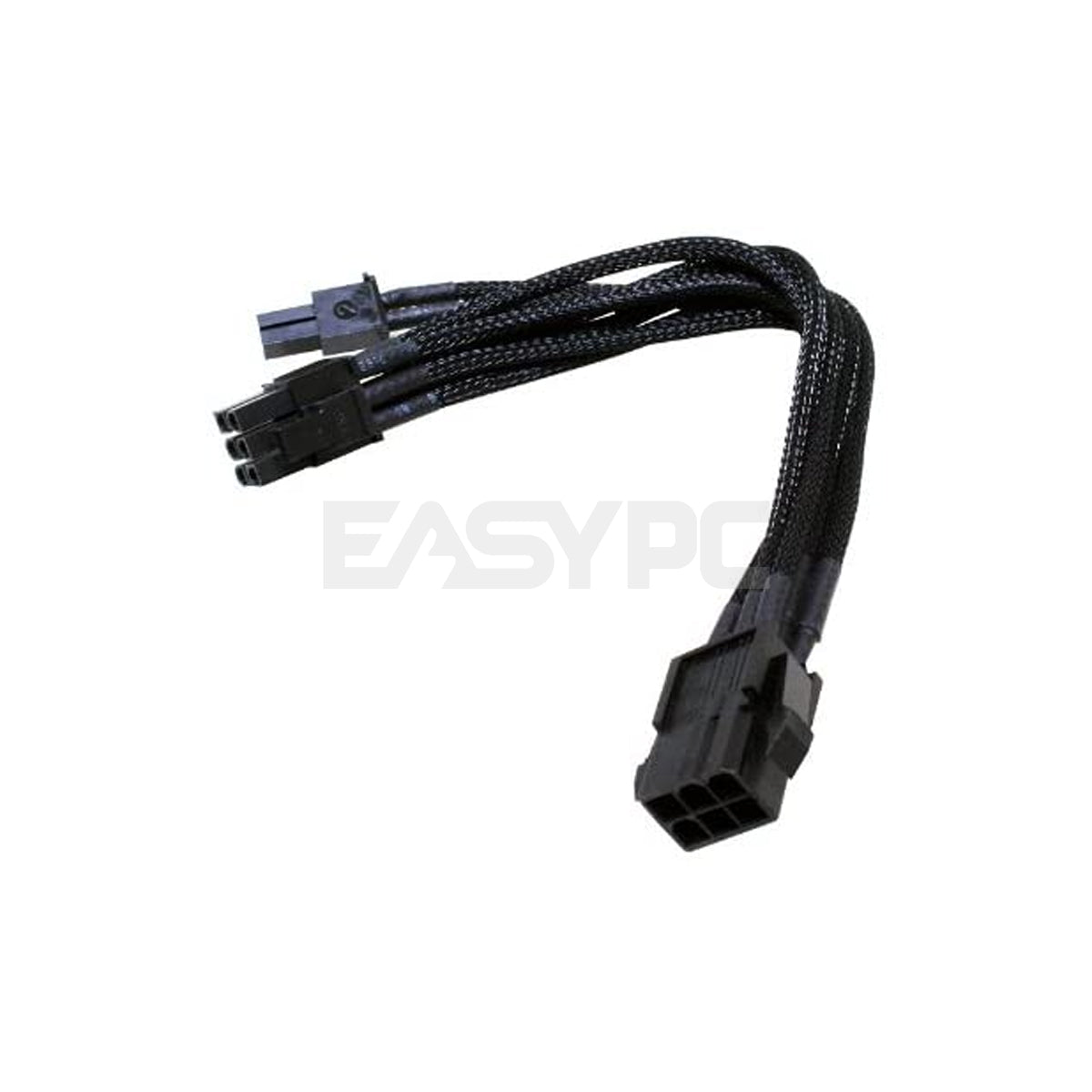 NZXT CB-8V Individually Sleeved 6-Pin to 6+2-Pin VGA Extension Cable ...