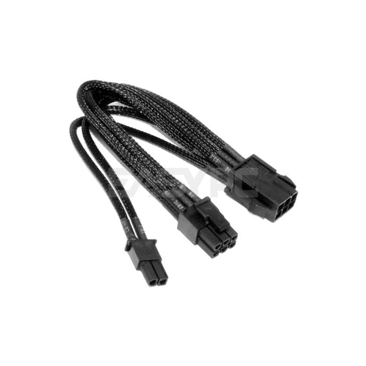 NZXT CB-8V Individually Sleeved 6-Pin to 6+2-Pin VGA Extension Cable ...
