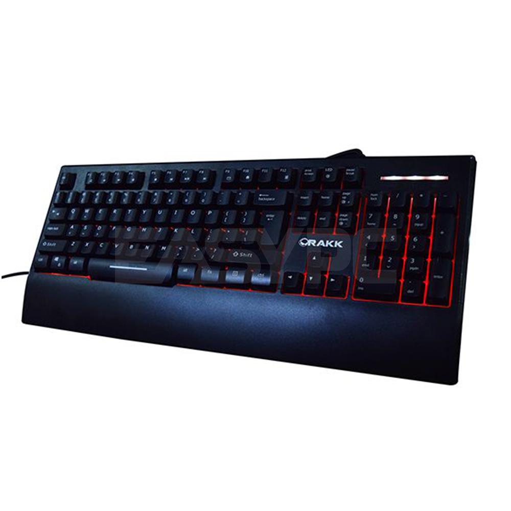 EasyPC Rakk Illuminated V2 BVR/GCB/ROY Gaming Keyboard + Bundles