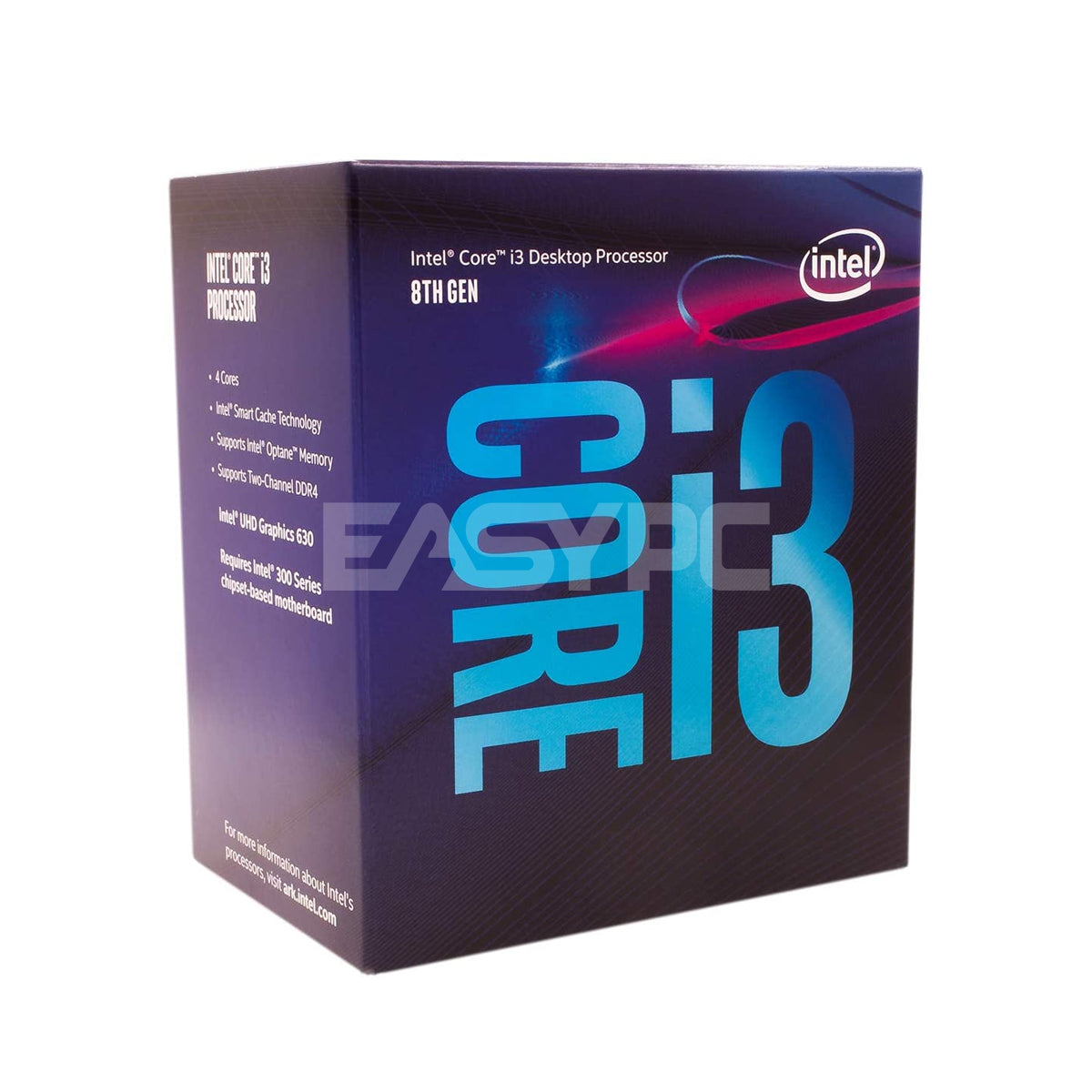 8th Generation Intel Core i3-8100 3.6ghz CPU – EasyPC