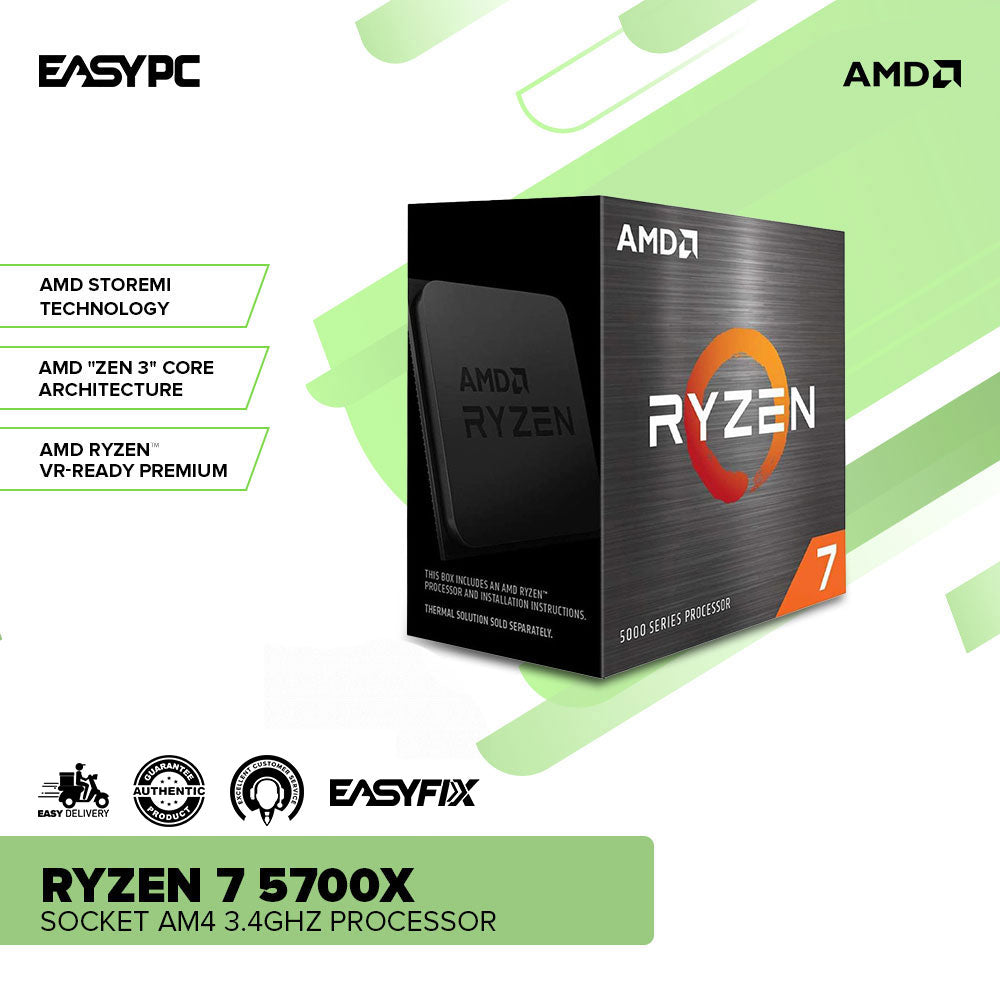 AMD Ryzen 7 5700X Socket AM4 3.7GHz Processor – EasyPC