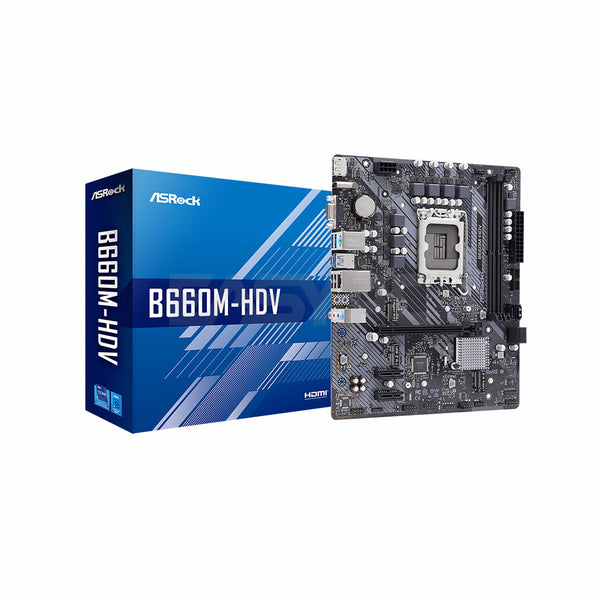 Asrock B660M-HDV Socket LGA 1700 Ddr4 Motherboard – EasyPC