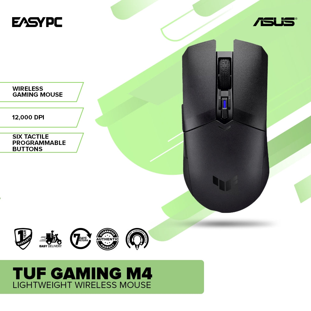 Asus TUF Gaming M4 Lightweight Wireless Mouse – EasyPC