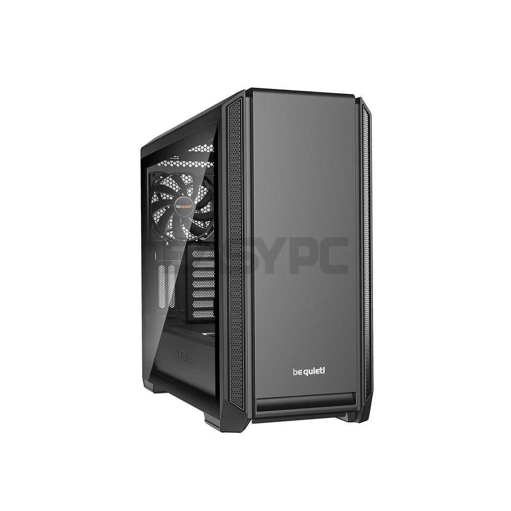 BeQuiet Silent Base 601 Window Black and Silver Mid Tower Case Tempere ...
