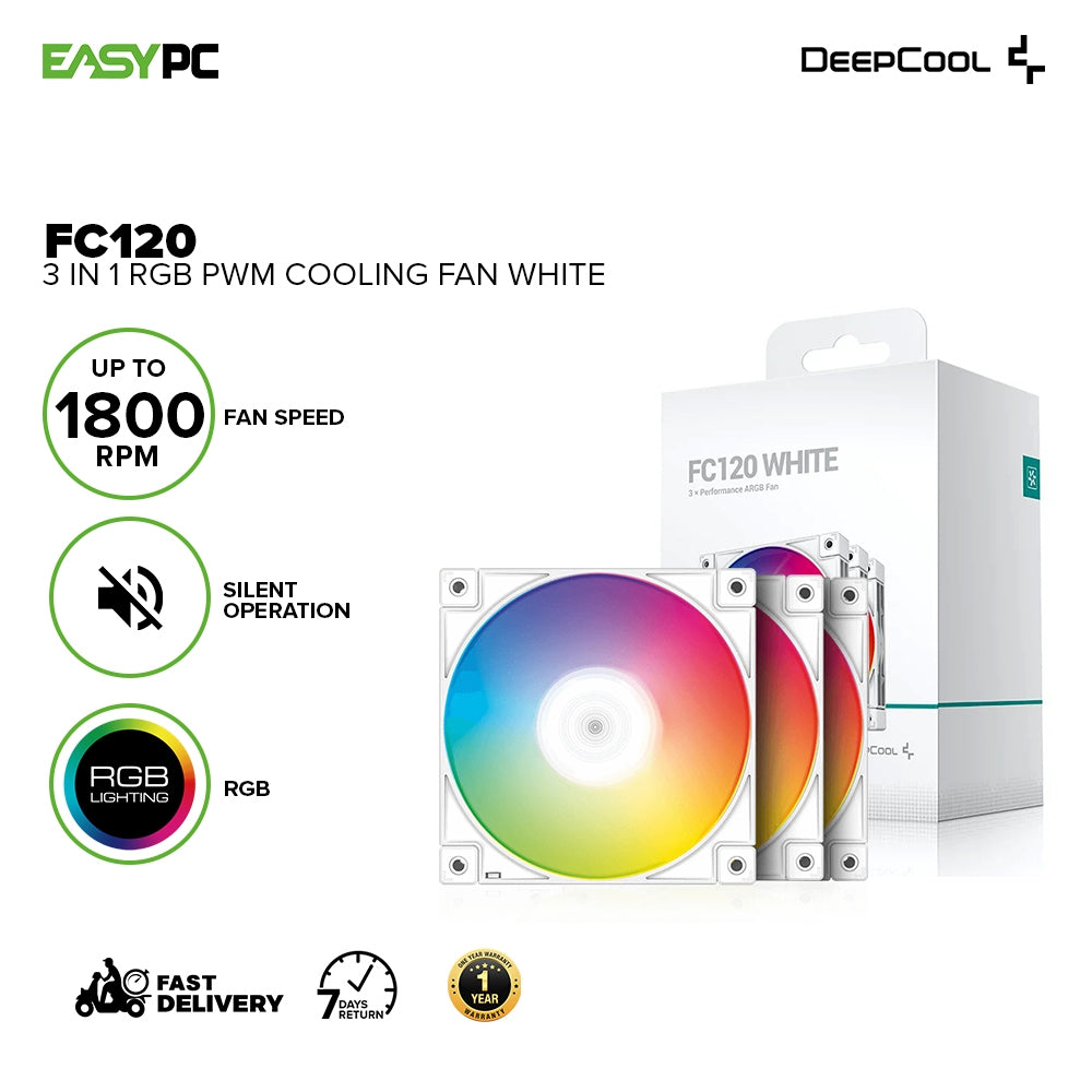Fc120 FC120 WHITE 3 IN 1 DeepCool