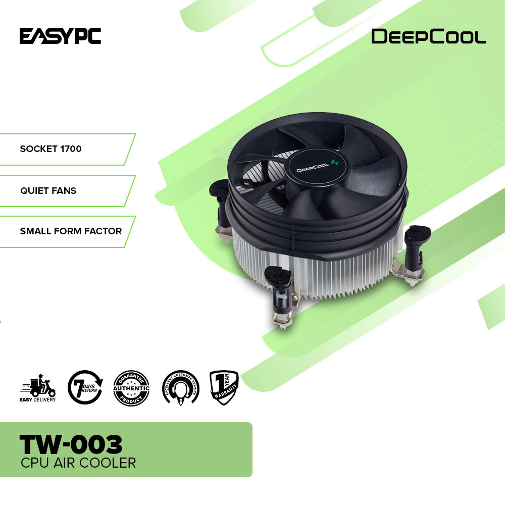 Deepcool TW-003 Hydro Bearing CPU Air Cooler – EasyPC