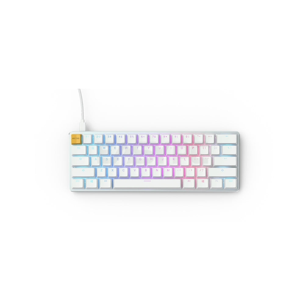 Glorious Modular Mechanical Keyboard Compact Gateron Brown White Ice ...