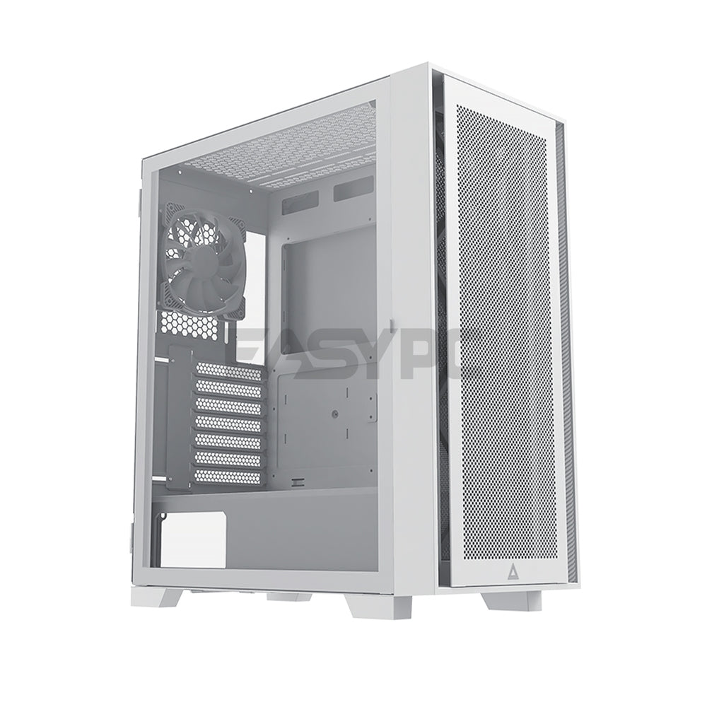 Montech Air 1000 Lite White Mesh ATX Case with 3*120mm Fans Toolless Q ...